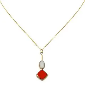 ARACHELI STUDIO Minimalist And White Art Deco - Red