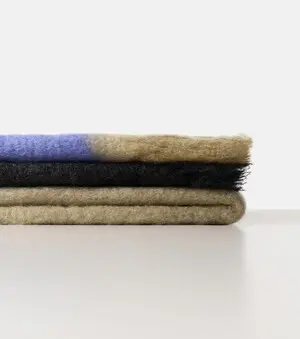 MANTAS EZCARAY Views Mohair And Wool-blend Throw