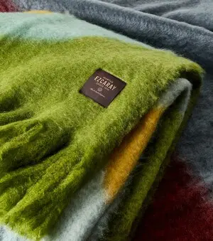 MANTAS EZCARAY Views Mohair And Wool-blend Throw