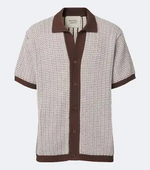 Frescobol Carioca Pinto Crochet Cotton Shirt - White