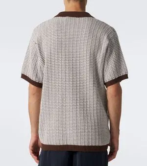 Frescobol Carioca Pinto Crochet Cotton Shirt