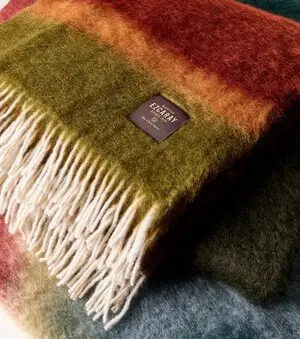 MANTAS EZCARAY Matisse Mohair And Wool Throw