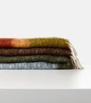 MANTAS EZCARAY Matisse Mohair And Wool Throw