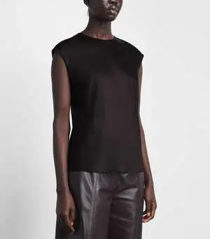 Vince Satin Sleeveless Blouse