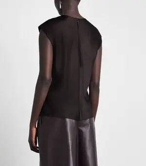 Vince Satin Sleeveless Blouse
