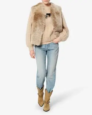 Isabel Marant Étoile Riza Shearling Vest