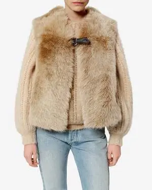 Isabel Marant Étoile Riza Shearling Vest