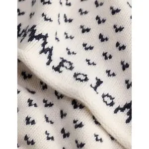 Polo Ralph Lauren Bird-pattern Wool-blend Scarf