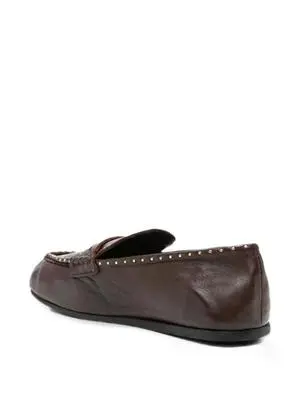POSA Bardot Stud-embellished Loafers