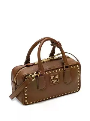 Miu Miu Arcadie Studded Leather Bag