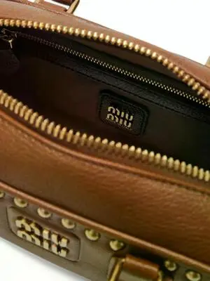 Miu Miu Arcadie Studded Leather Bag