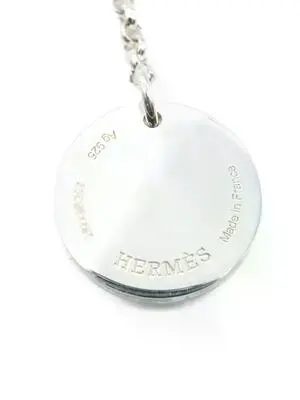 Hermès 2010s Pm Ex-libris Necklace