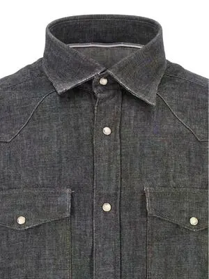 Al Duca D'aosta Western Denim Shirt