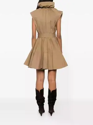 Zimmermann Belted Sleeveless Mini Dress