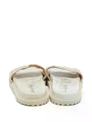 Dior Dway Toile De Jouy Slide Sandals
