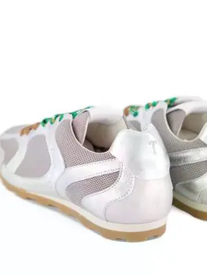TORAL SHOES Metallic Leather-panelled Sneakers