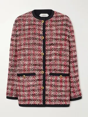 Versace Wool-blend Bouclé Tweed Jacket - Multi