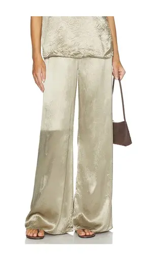 LA LIGNE Roman Pant - Metallic Bronze