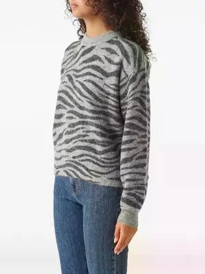 MC2 SAINT BARTH Zebra-pattern Sweater