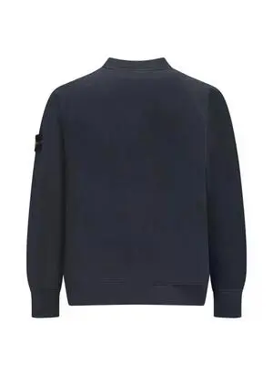 Stone Island Logo-patch Raglan-sleeve Sweater