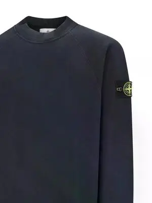 Stone Island Logo-patch Raglan-sleeve Sweater