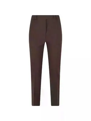Incotex Pressed-crease Trousers - Brown