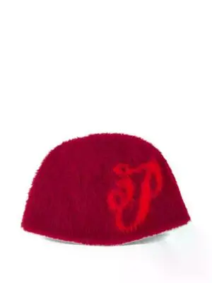 3.PARADIS Faux-fur Beanie Hat