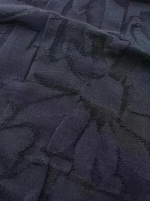 Hermès 2010s Patterned Fine-knit Sweater - Blue