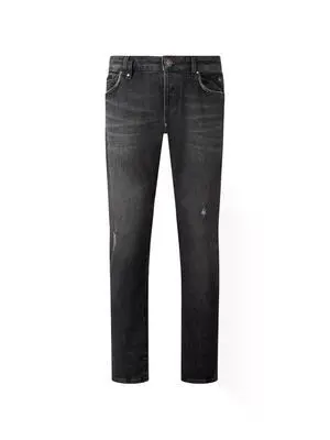 Philipp Plein Distressed Skinny-fit Jeans - Grey