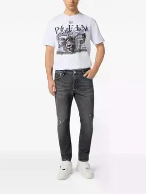 Philipp Plein Distressed Skinny-fit Jeans