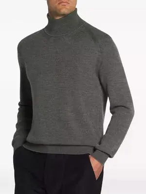 Brioni Ribbed-knit Roll-neck Sweater