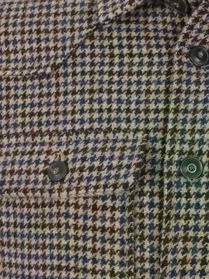 TINTORIA MATTEI 954 Houndstooth-pattern Shirt Jacket