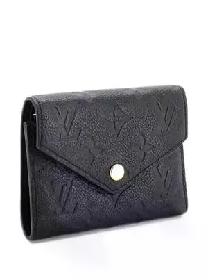 LOUIS VUITTON Victorine Wallet Monogram Empreinte Leather Small Wallets