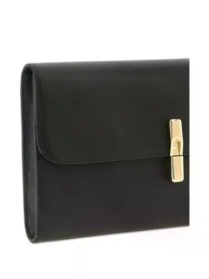 Furla Iride Logo-plaque Grained-leather Clutch Bag