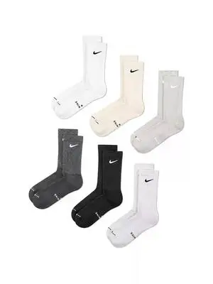 Nike Logo-embroidered Socks - Grey