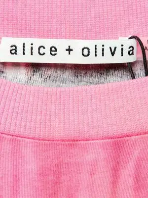 Alice + Olivia Tie-dye Cropped Tank Top