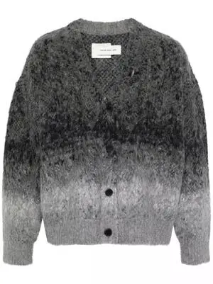 FENG CHEN WANG Gradient-effect Cardigan - Grey