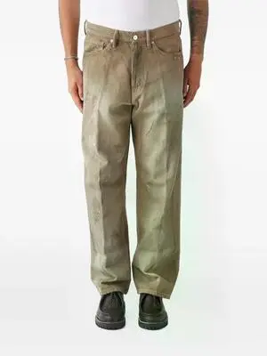 NINE:INTHE:MORNING Paint-splatter Distressed Jeans - Neutrals