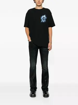 PURPLE BRAND Graphic-print T-shirt - Black