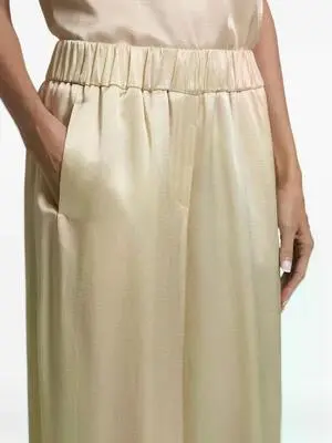 Peserico Elasticated Wide-leg Trousers
