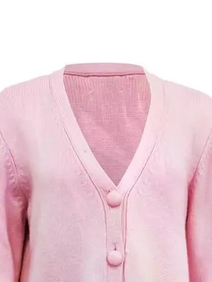 GANNI V-neck Knit Cardigan