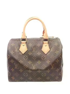 LOUIS VUITTON 2021 Speedy 25 Monogram Tote Bag - Brown