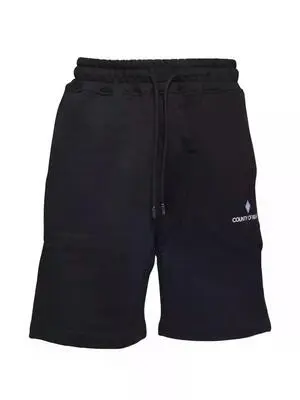 COUNTY OF MILAN Logo-print Drawstring Shorts - Black