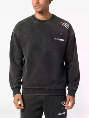 PLEIN SPORT Washed Fleece Sweatshirt
