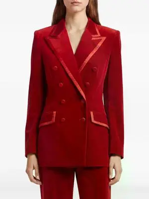 Dolce & Gabbana Double-breasted Velvet Blazer