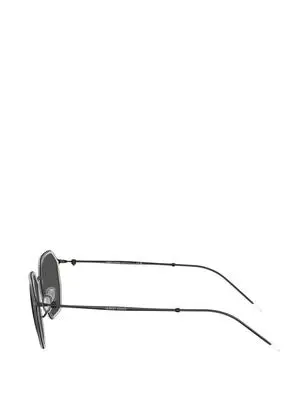 Giorgio Armani Geometric-frame Tinted Sunglasses