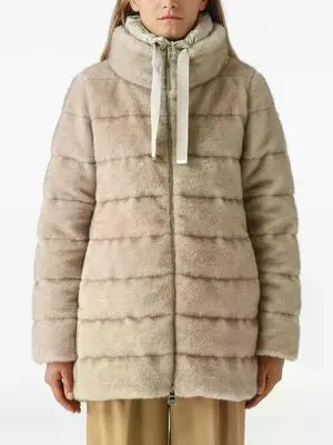 Herno Faux-fur Hooded Jacket