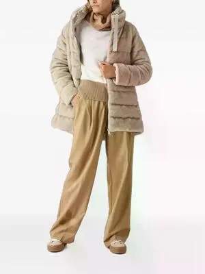 Herno Faux-fur Hooded Jacket