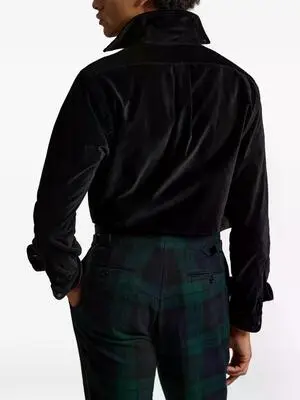 Polo Ralph Lauren Classic Fit Martini Bear Velvet Shirt