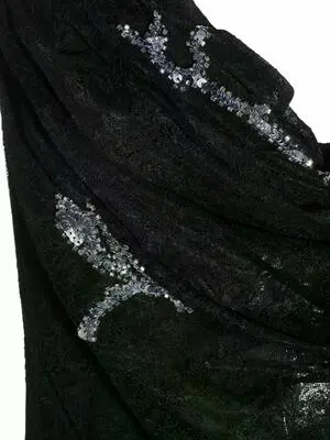 Blumarine Sequin-embellished Lace Maxi Dress